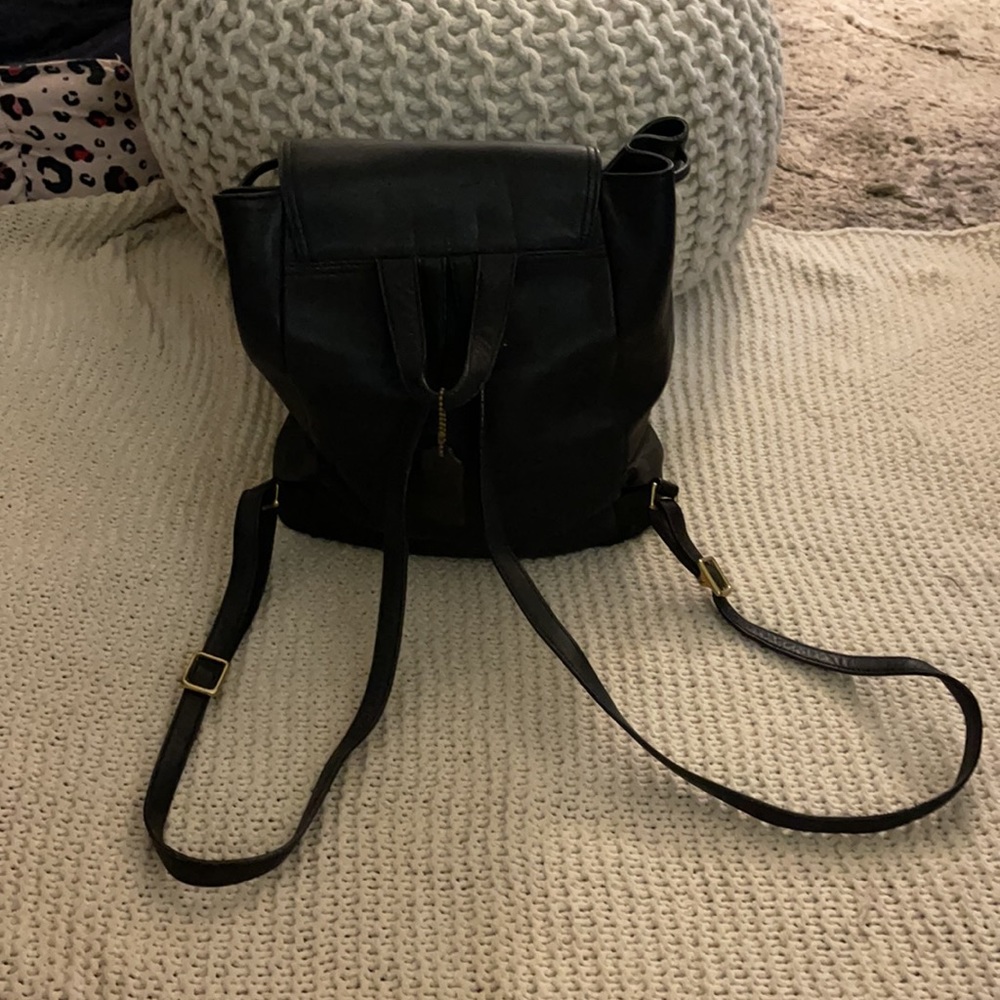 Coach Vintage Early 2000s Leather Backpack - Gem
